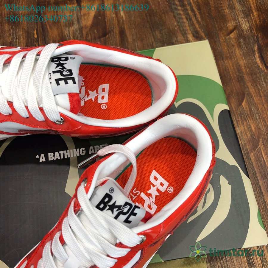 A Bathing Ape Bape Sta Low red - Timstar